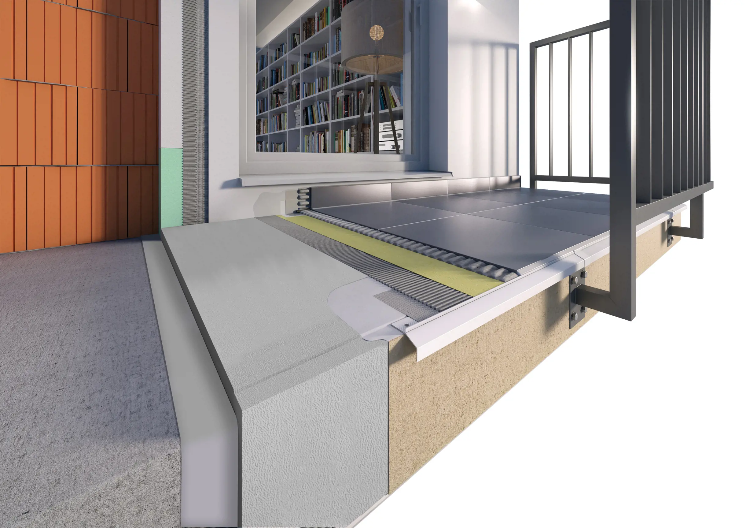 Balkonový profil - Mini AL | celox.sk